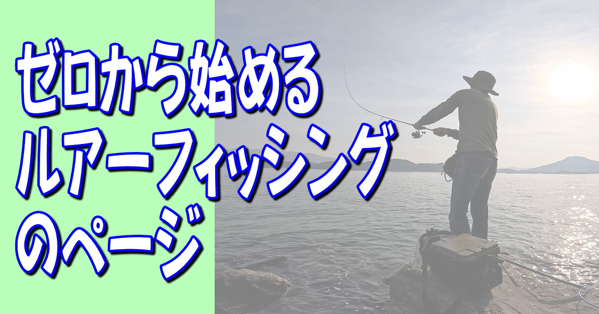 0から始めるルアーフィッシング | macoZy釣りたいweb